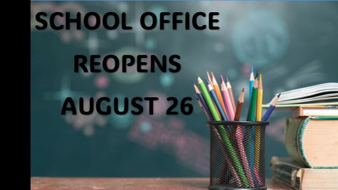 Beaumont School office reopens August 26